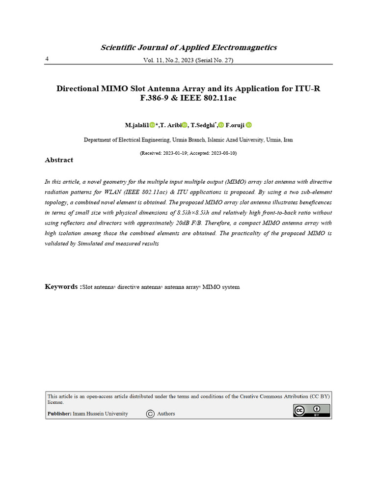 ELEMAG Volume 11 Issue 2 Pages 25-31 | PDF