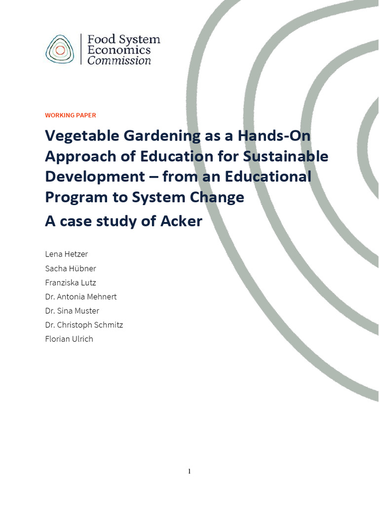 Acker 2022 | PDF | Sustainable Development | Learning