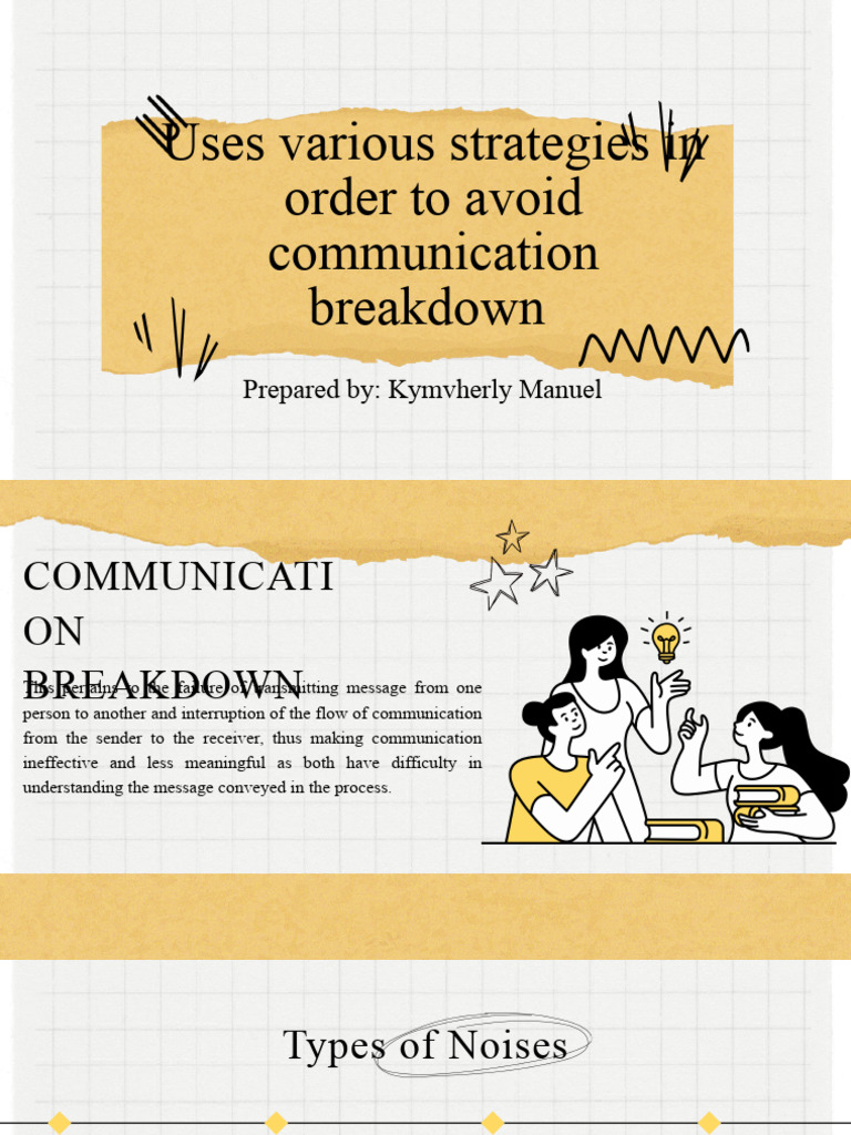 6 - Uses Various Strategies in Order To Avoid Communication Breakdown | PDF | Communication ...