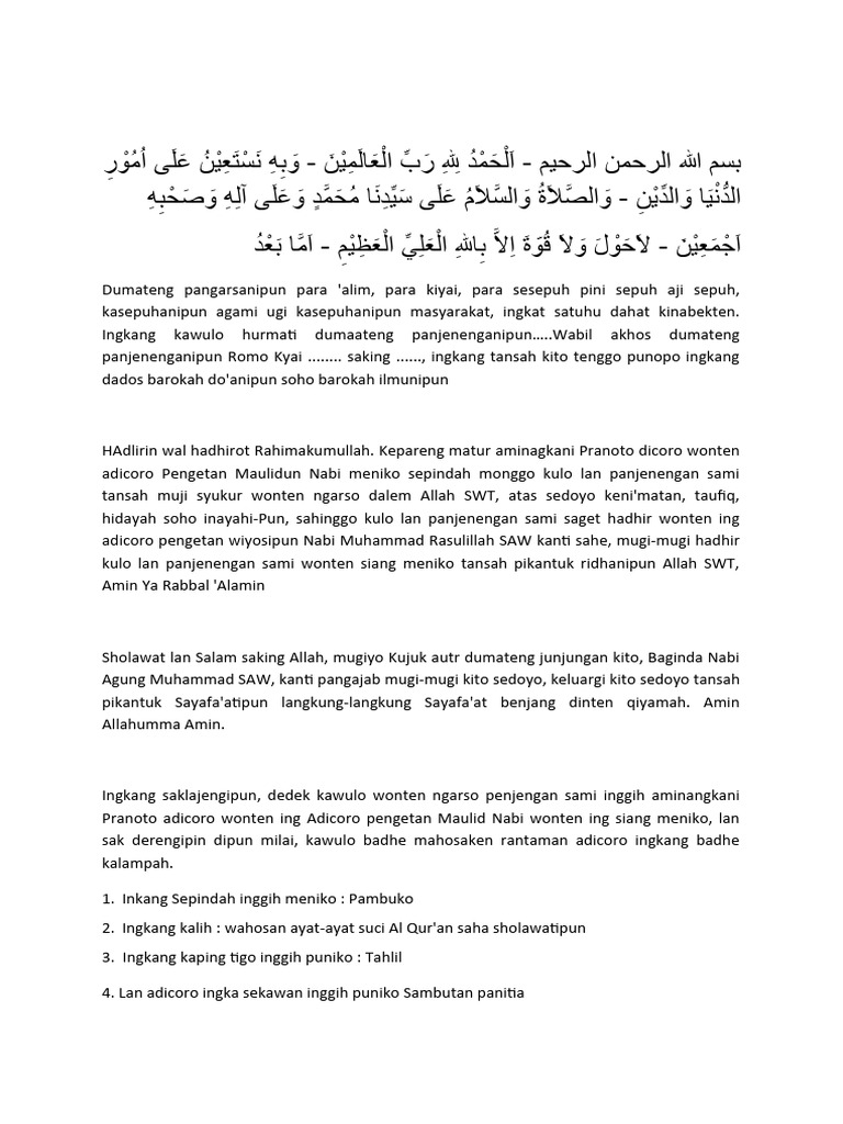 Prakata Panitia | PDF