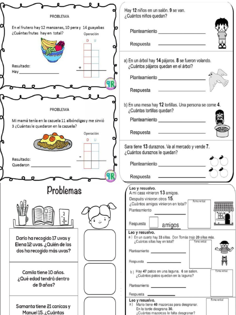 Tareas para Segundo Año | PDF