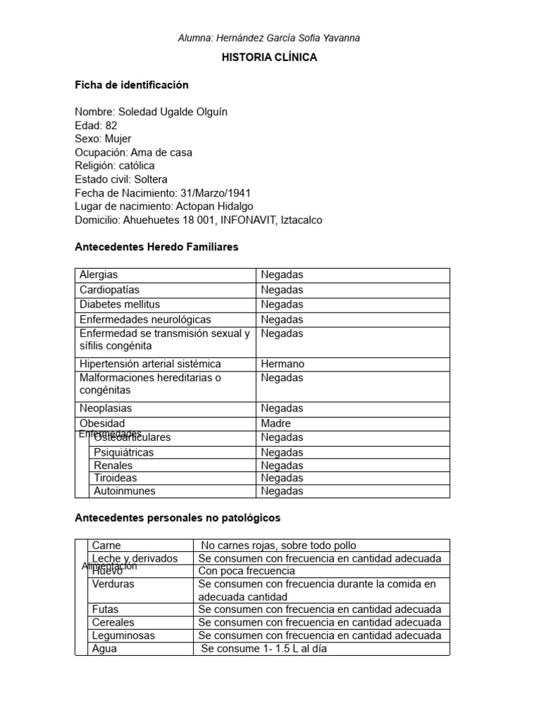 Historia Clínica | PDF | Enfermedades y trastornos | Salud pública