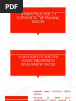 Noting and Drafting Office Communication - PPTs | PDF | Communication | Government Of India