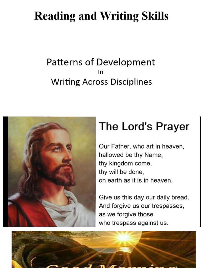 Reading and Writing Skills SLK Patterns of Development | PDF | Language ...