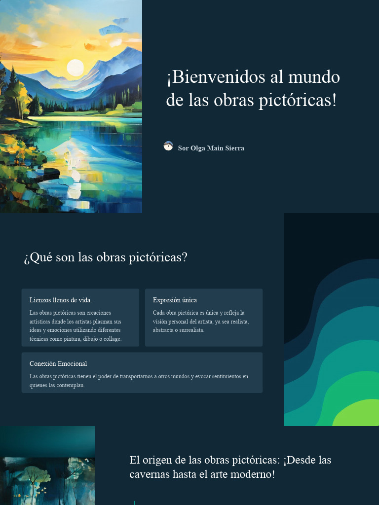Bienvenidos Al Mundo de Las Obras Pictoricas | PDF | Pinturas | Arte ...