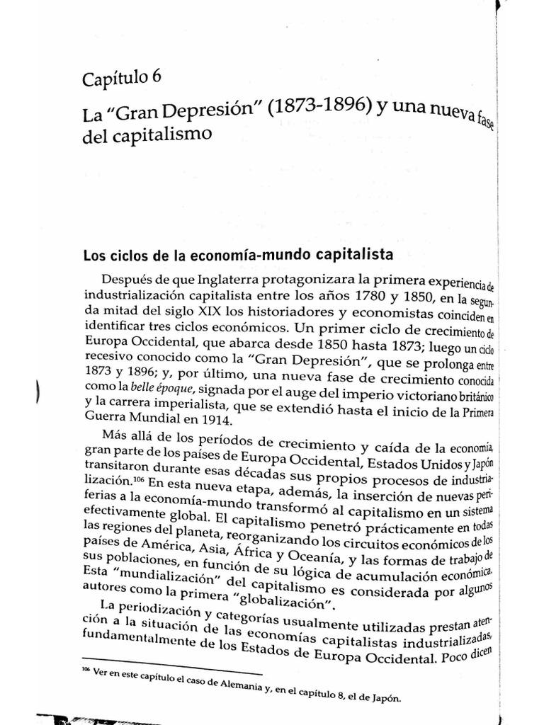 Cersosimo y Gallego - La Gran Depresión | PDF