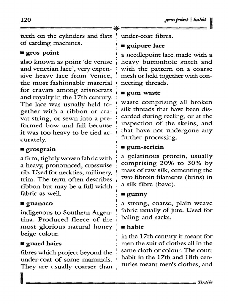 A Comprehensive Dictionary of Textile 2 4645 | PDF | Textiles | Knitting