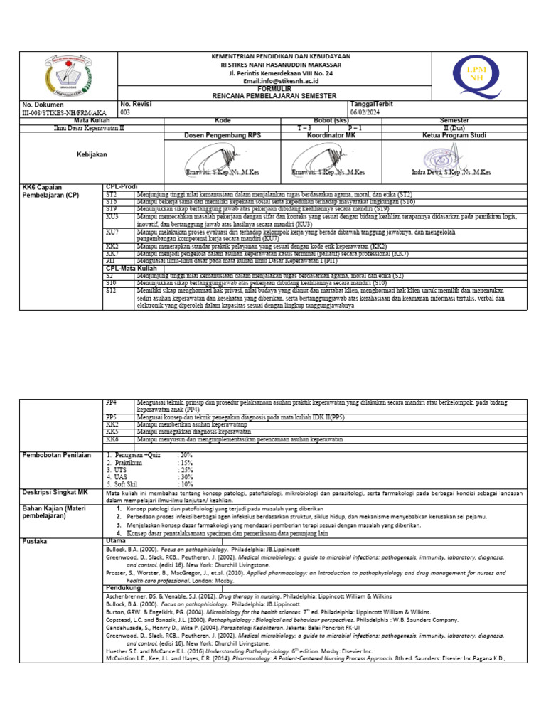 RPS Idk Ii 2023 | PDF | Sains & Matematika