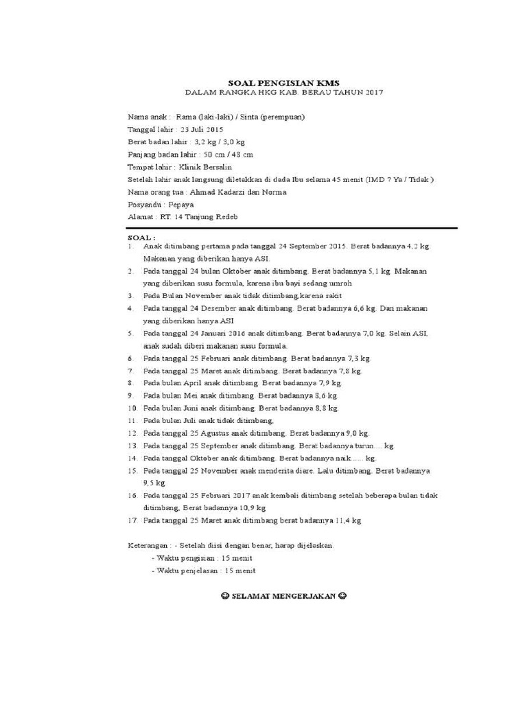 Soal Kms | PDF
