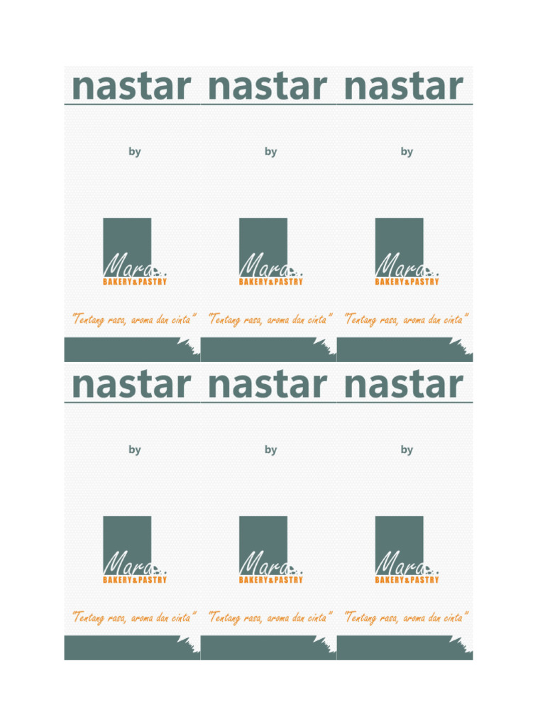 Stiker Nastar | PDF