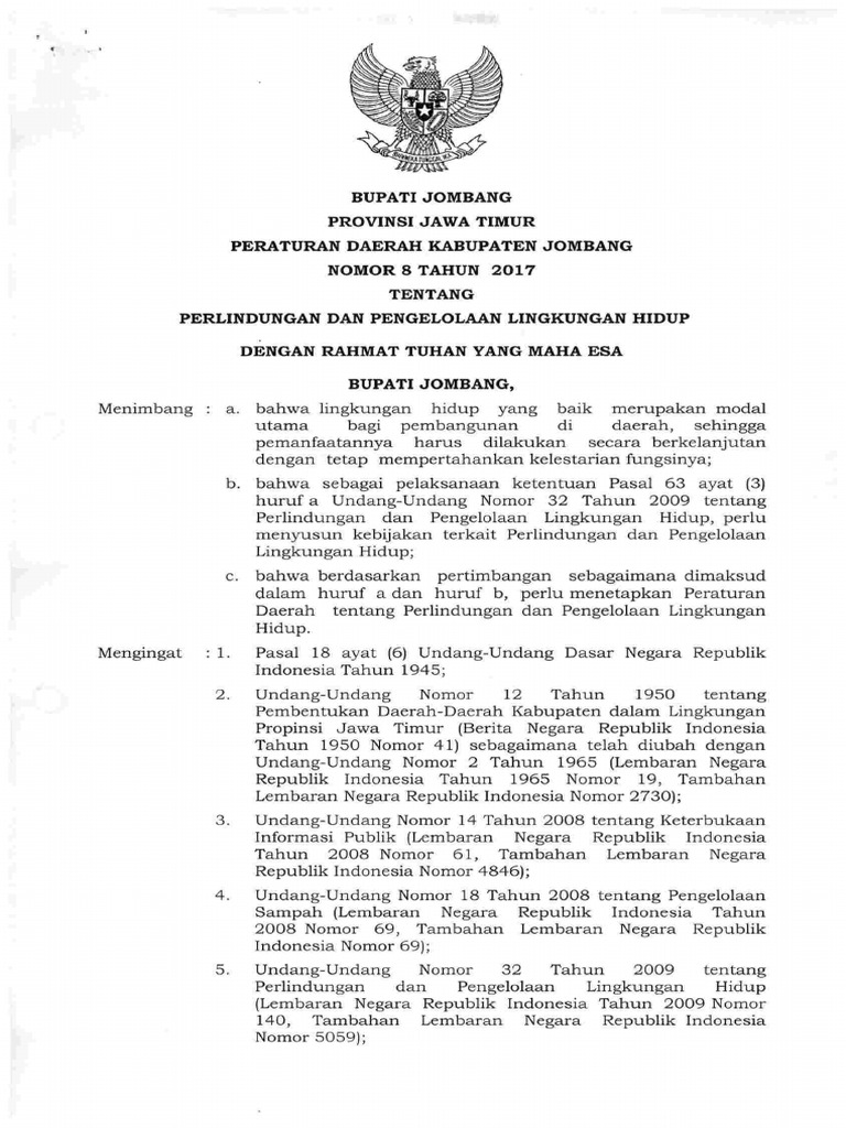 PERDA-8-THN-2017 JBG | PDF
