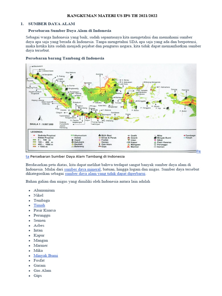 Rangkuman Ips | PDF | Ilmu Sosial