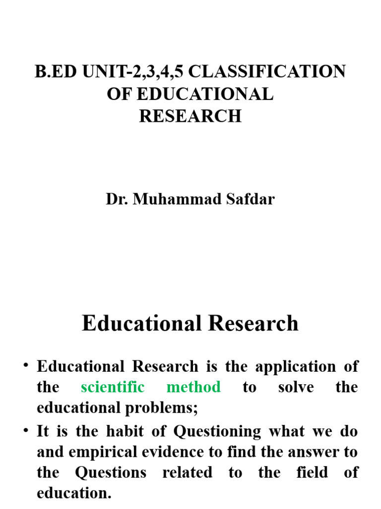 Unit-2,3,4,5 B.ed. 8604 | PDF | Experiment | Hypothesis
