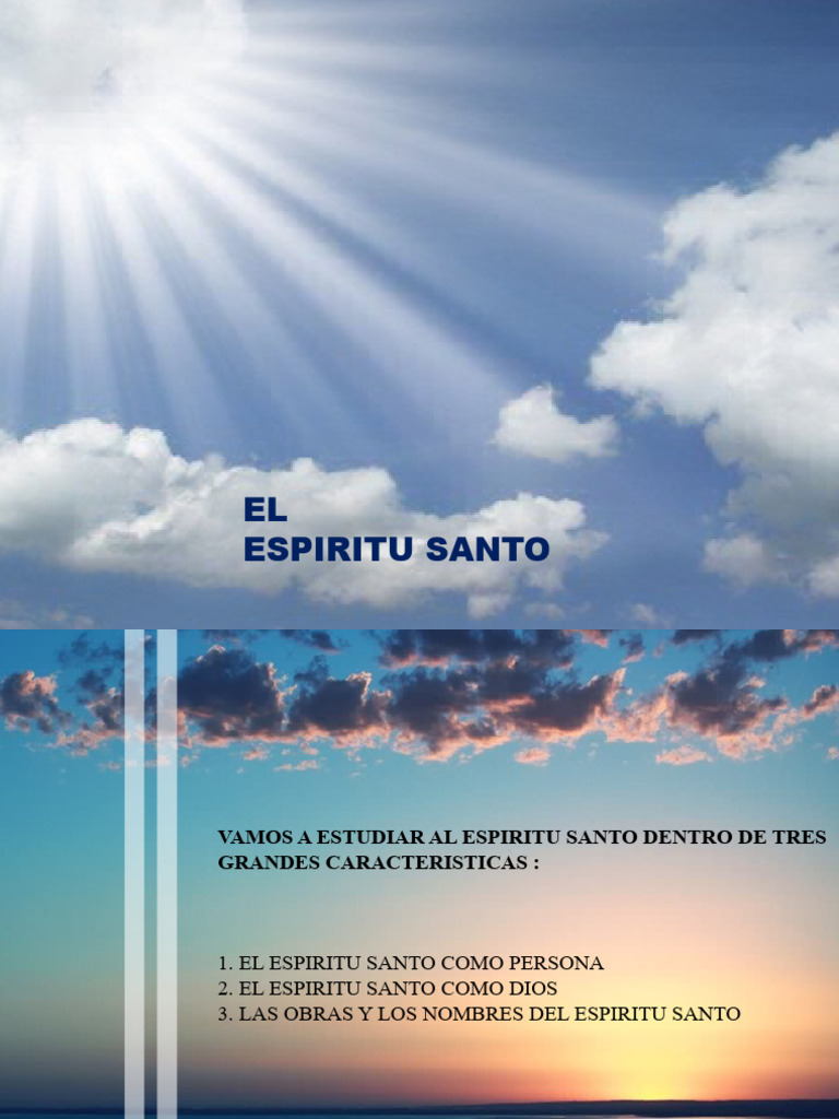 Clase 7 Dios Espiritu Santo Descargar Gratis Pdf Espíritu Santo