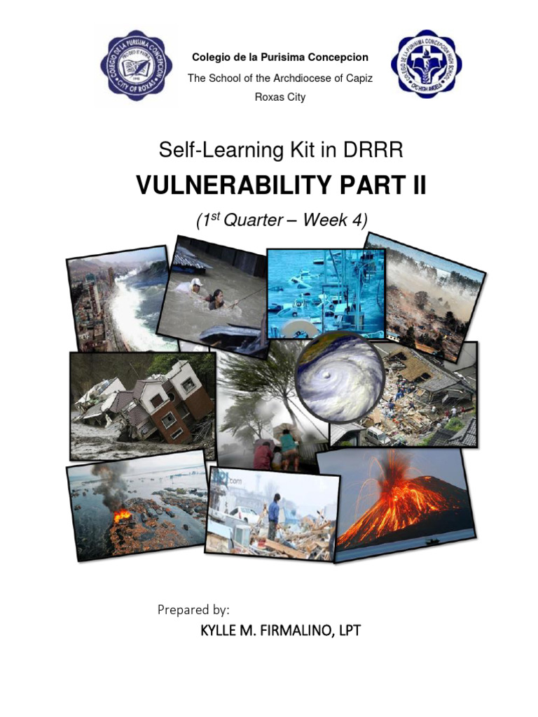 4.self-Learning Kit DRRR Fourth Week | PDF | Natural Disasters | Hazards