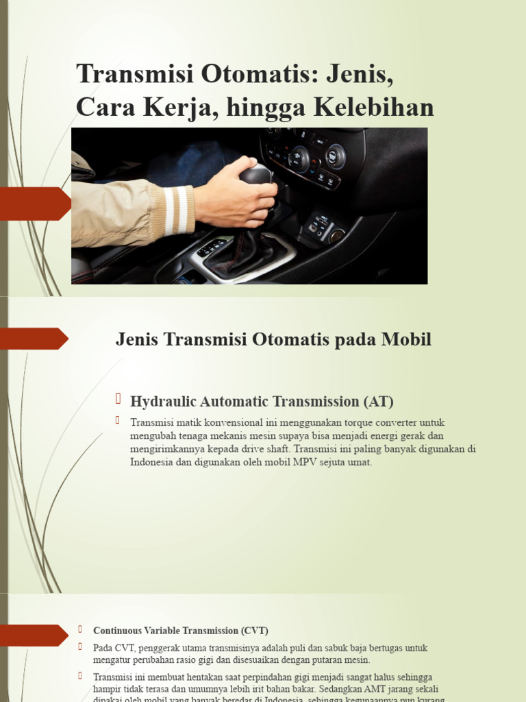 Transmisi Otomatis | PDF
