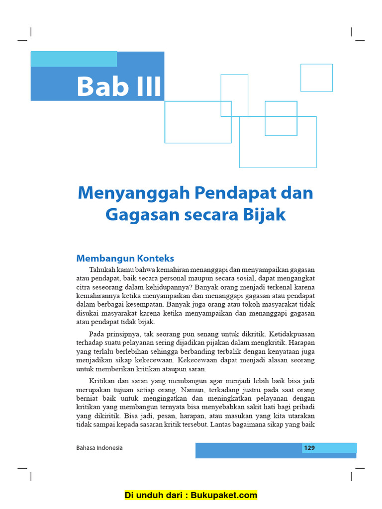 Bab 3 Menyanggah Pendapat Dan Gagasan Secara Bijak | PDF