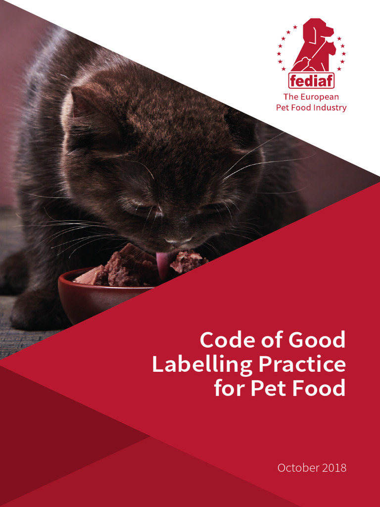 FEDIAF Labelling Code October 2018 Online Final | PDF | Genetically ...