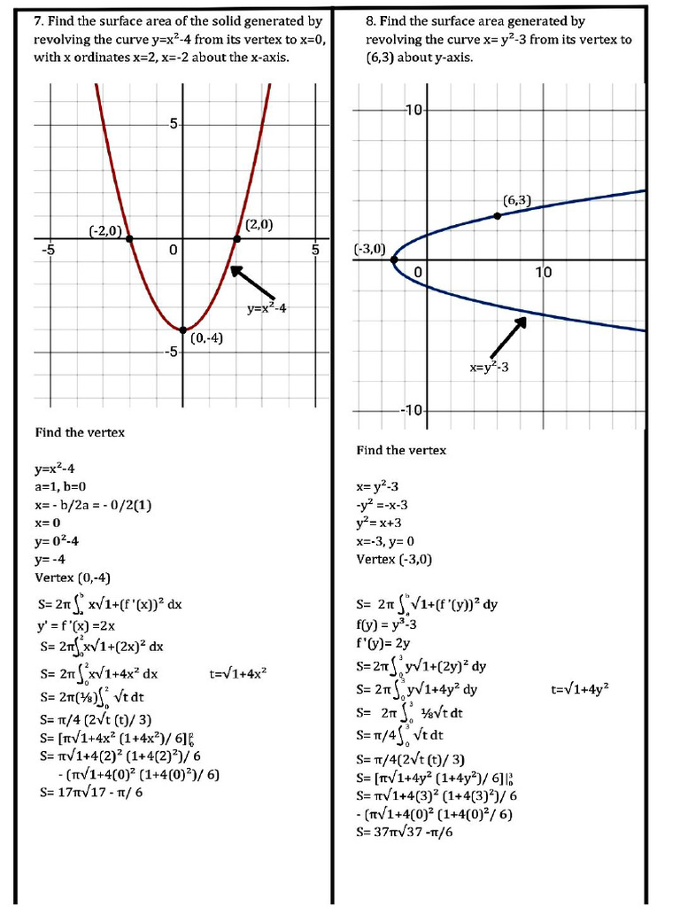 Integral Surface Area 3 | PDF