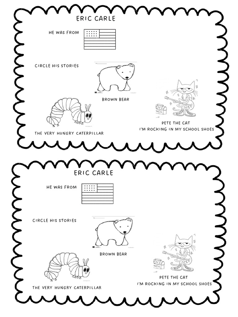 Eric Carle Biography | PDF