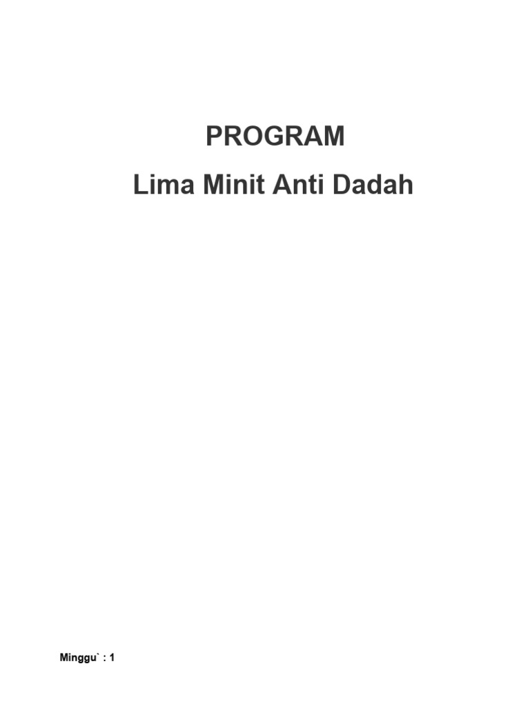 5 Minit Anti Dadah | PDF