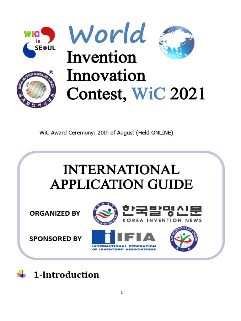 1-2021 WiC-COVID-19 Application Guide | PDF | Invention | Payments