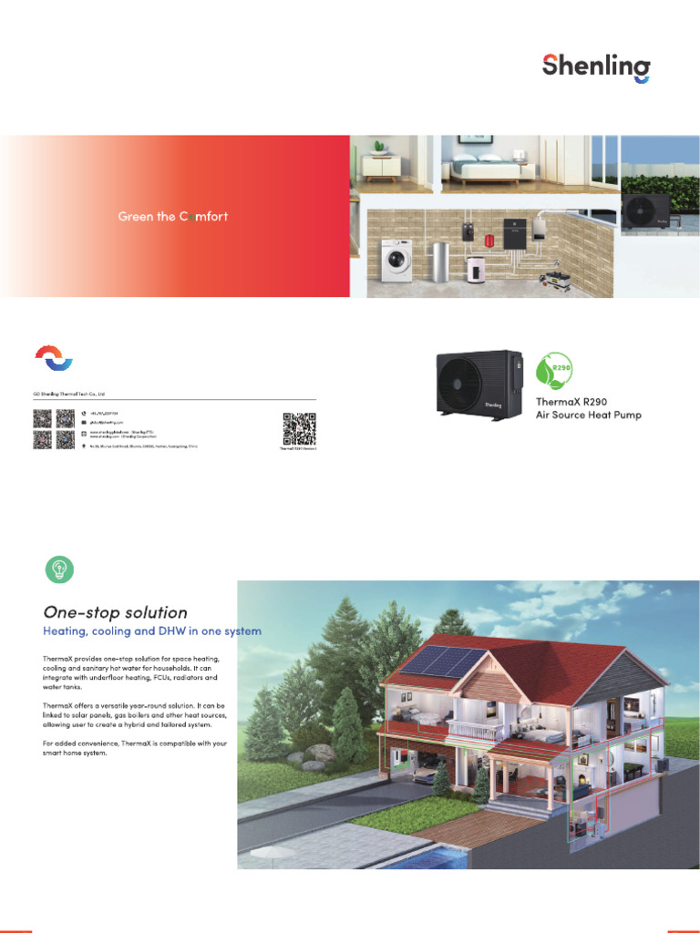 Shenling ATW Heat Pump Catalog - Version 2402 | PDF Shenling ATW Heat Pump Catalog - Version 2402 | PDF