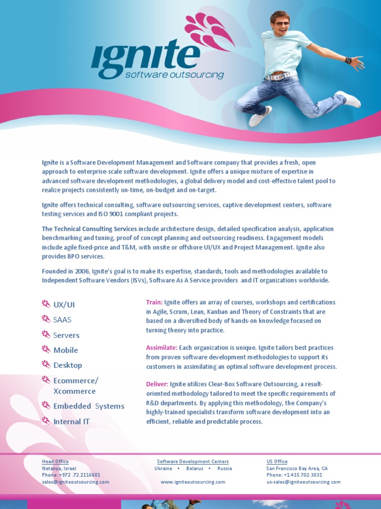 Ignite Software Outsourcing | PDF | Software Development Process ...