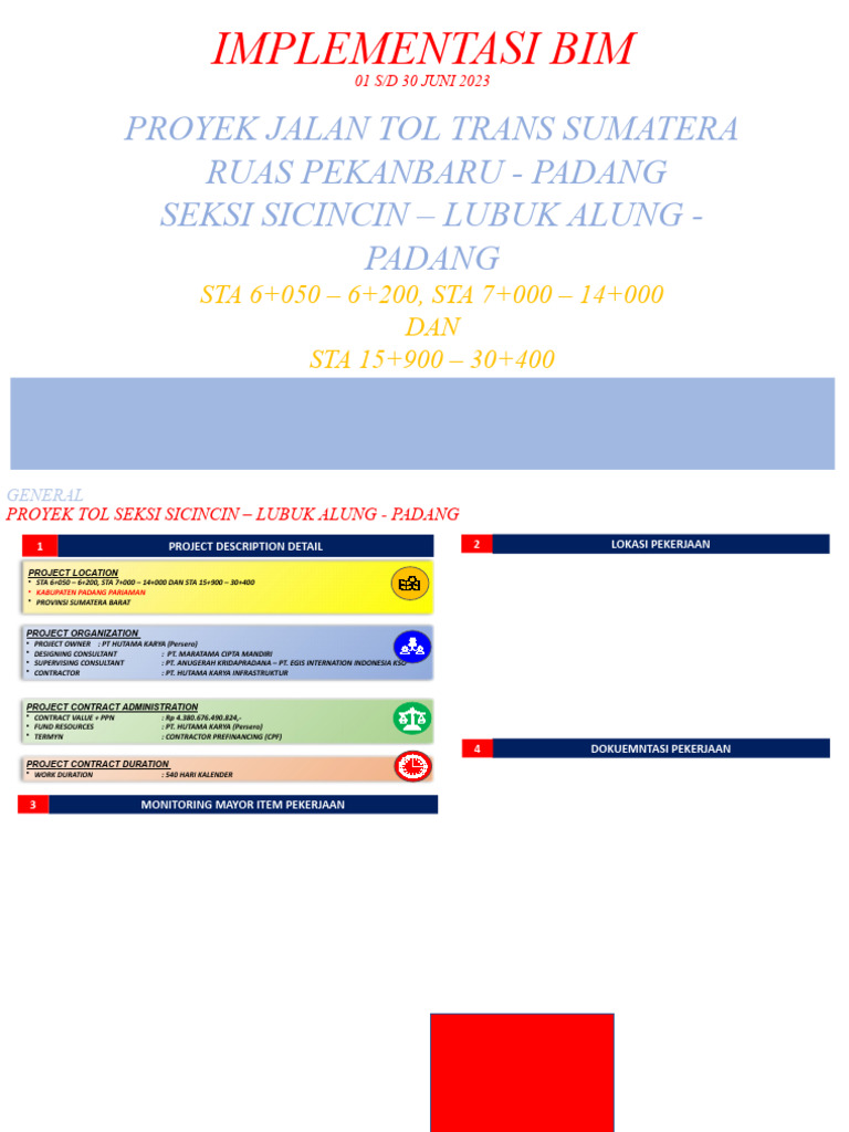 Pemaparan - Implementasi - Bim - Juni 2023 | PDF | Teknologi & Rekayasa