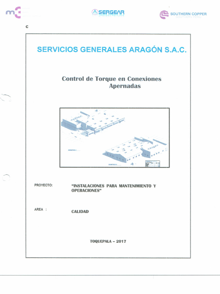 Log de Control de Torque en Conexiones Apernadas | PDF
