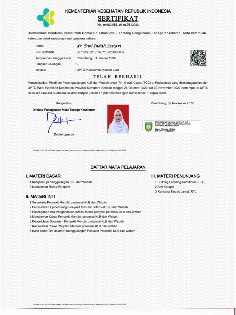 DR - Dwi Indah (Lampiran) | PDF
