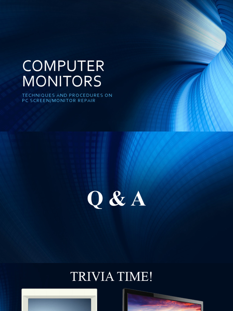 COMPUTER MONITORS p1 | PDF