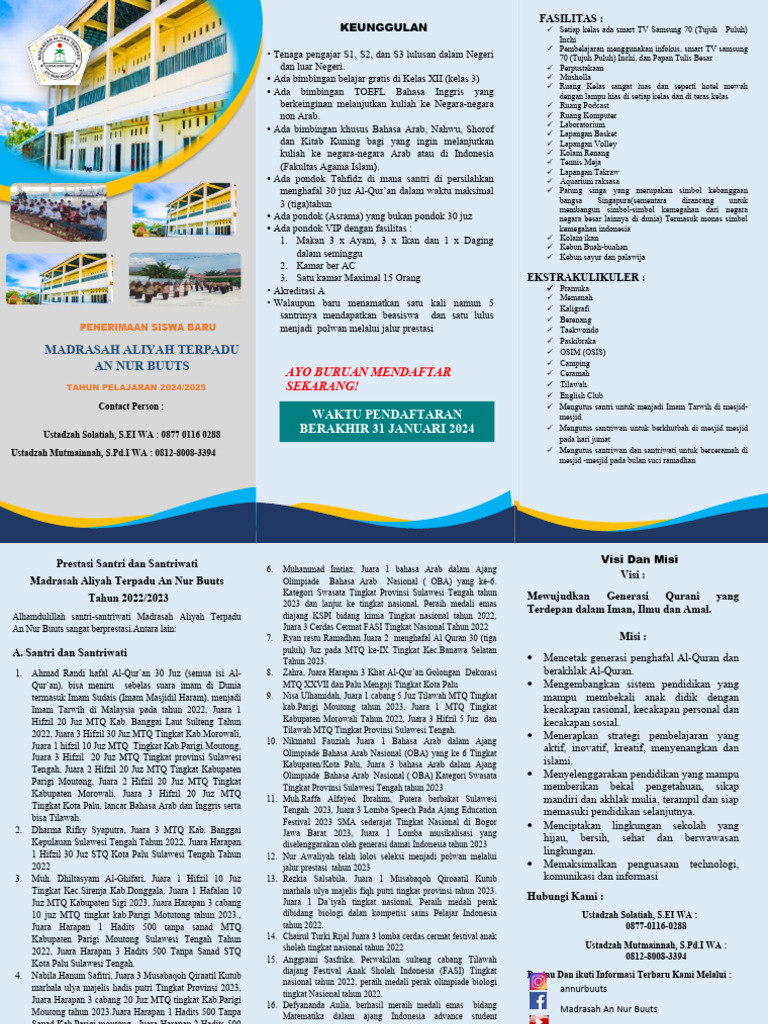 Brosur Ma Edit Fix | PDF