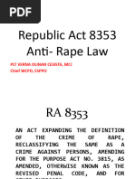 Ra 8353 Lawphil | PDF | Rape | Crimes