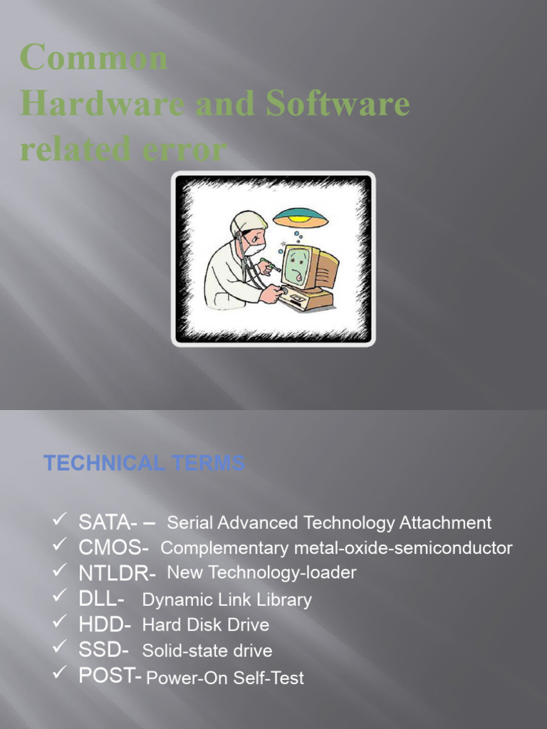 Hardware and Software Troubleshooting Guide | PDF | Computer Virus ...