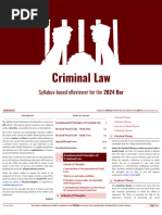 Moya Tree CivPro and CrimPro (2024) | PDF | Writ | Habeas Corpus