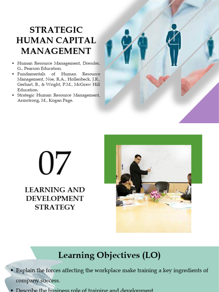 Strategic Human Capital Management Chapter 7 | PDF | Learning | Behavioural Sciences
