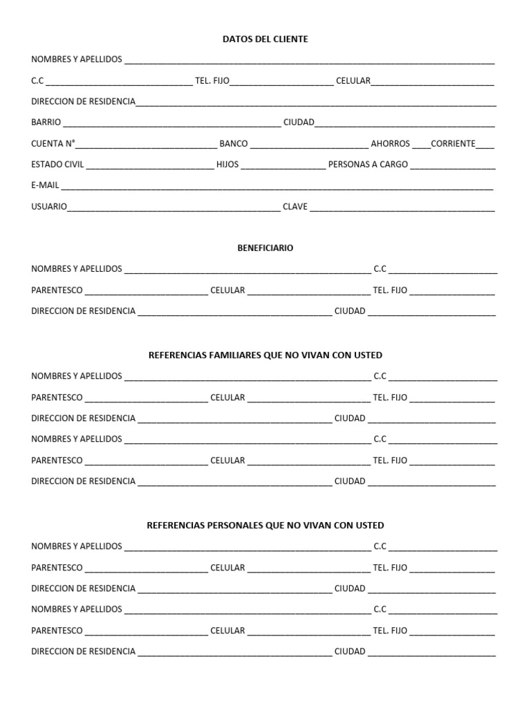 Datos Del Cliente PDF_240606_210519 | PDF | Dinero | Economias