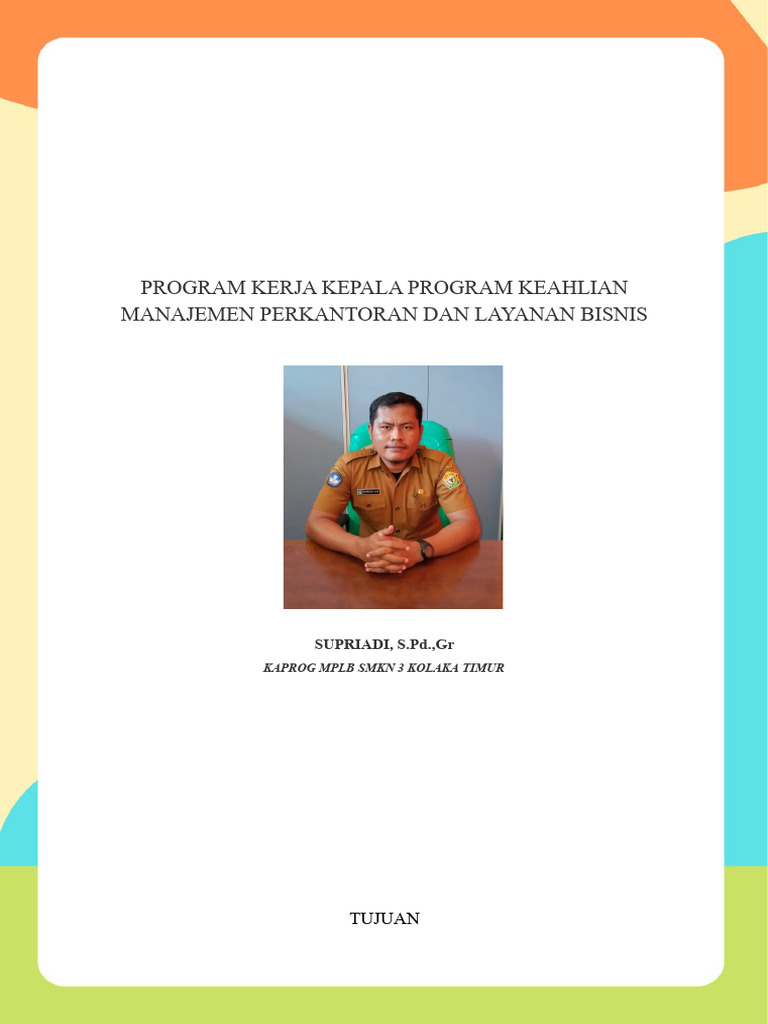 Program Kerja Kaprog MPLB SMKN 3 Kolaka Timur | PDF