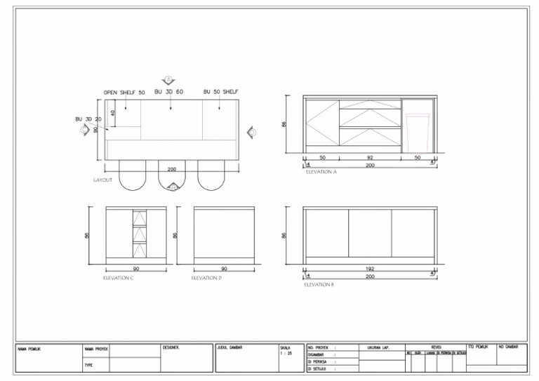 Cad Island Table | PDF