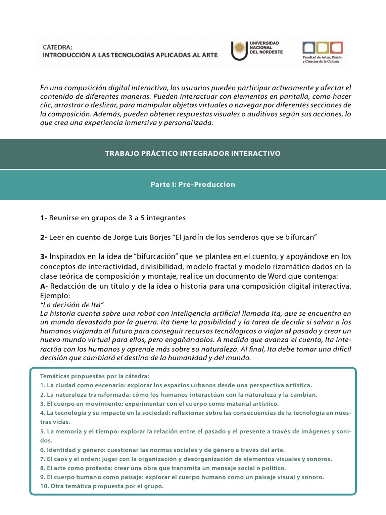 TP Integrador-Consignas | PDF | Informática