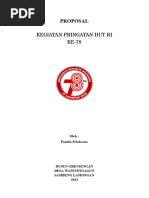 Contoh Proposal 17 Agustus | PDF