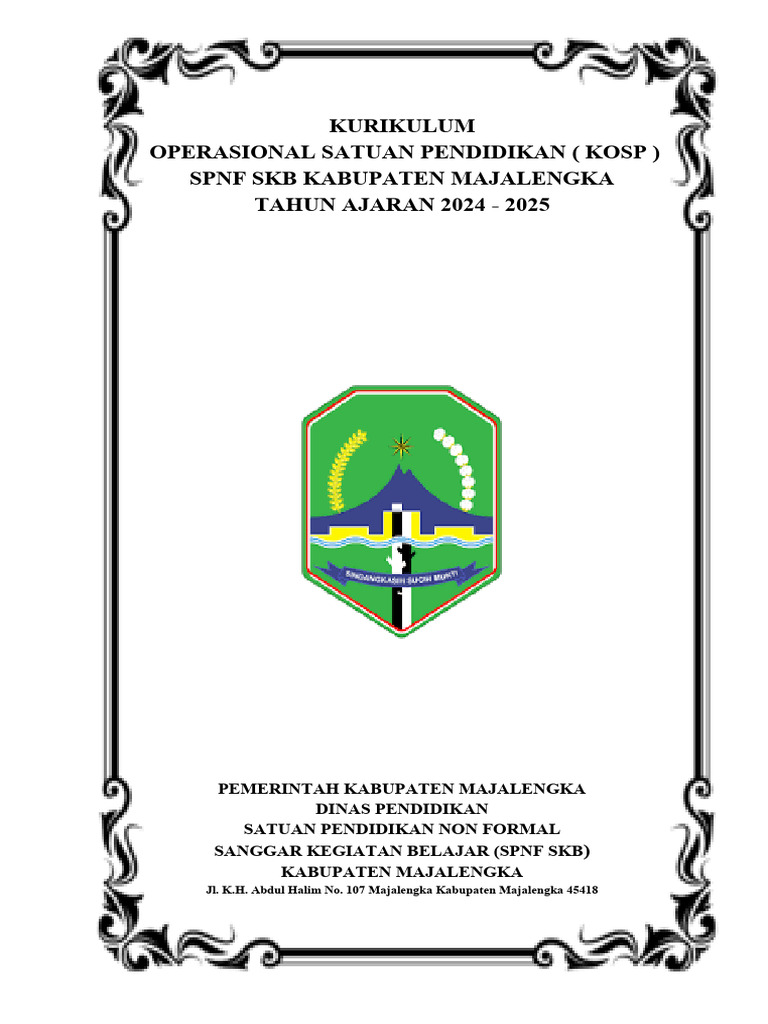 Kosp SPNF SKB 2024 Edit Guruh | PDF | Karier & Perkembangan | Ilmu Sosial