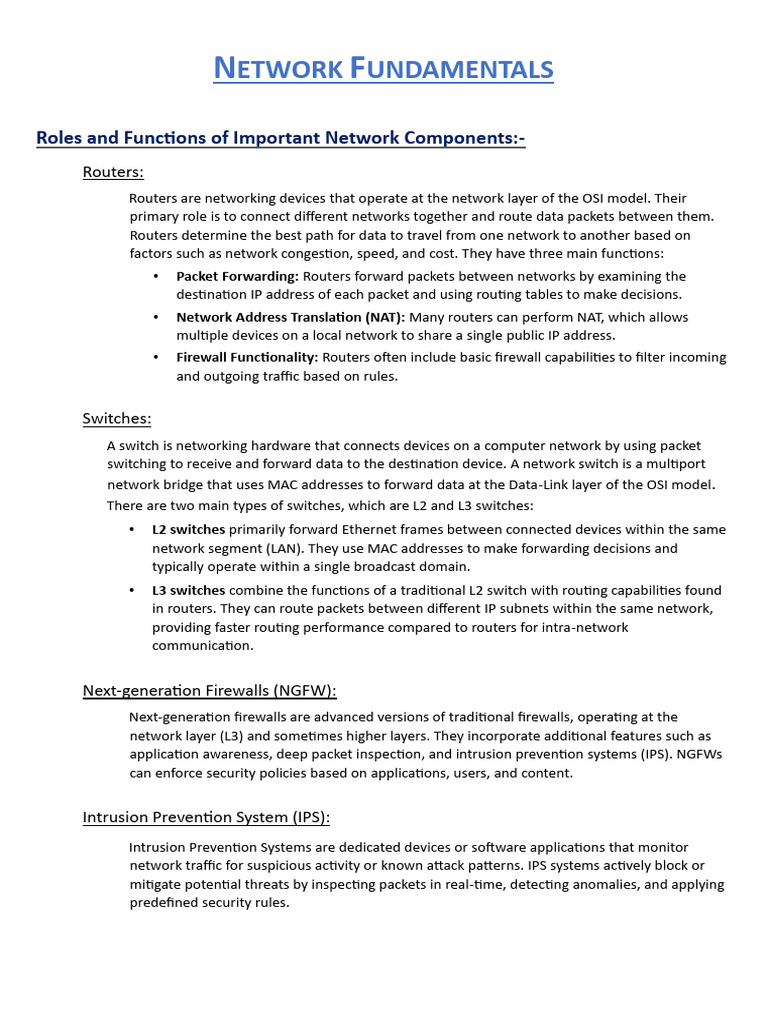 CCNA Notes 1 | PDF | Computer Network | Virtual Machine