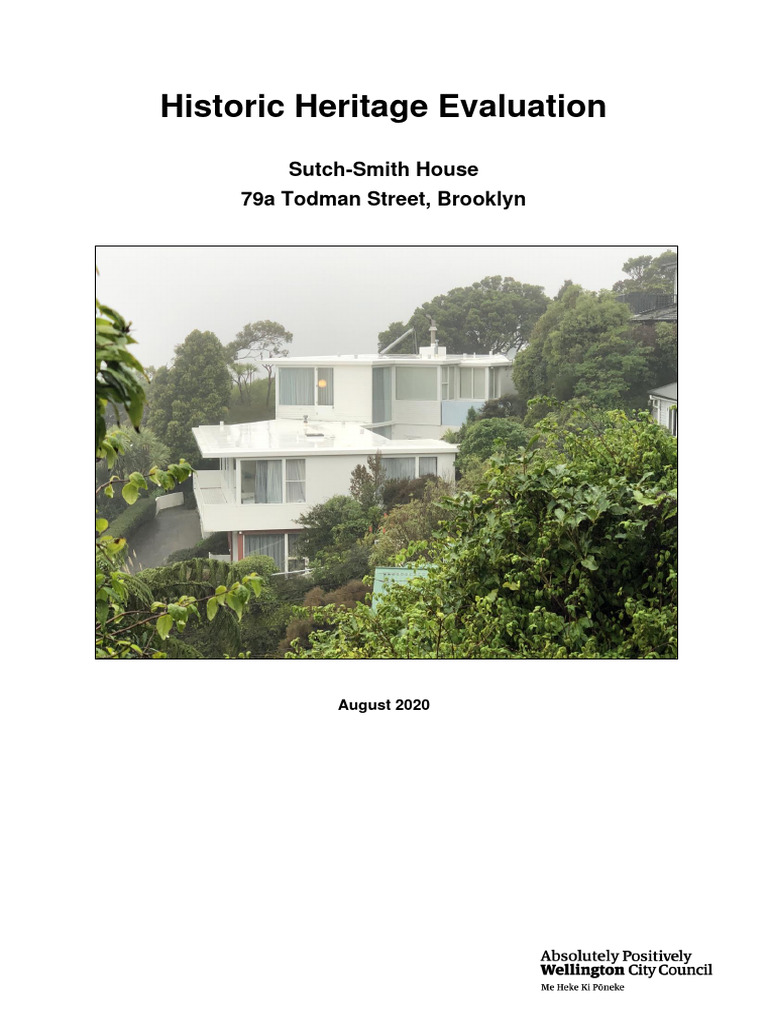 Historic Heritage Evaluation 519 Sutch Smith House 79a Todman Street ...