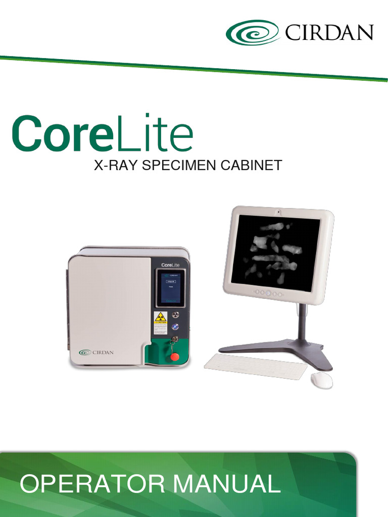 CoreLite X-Ray Cabinet Operator Manual | PDF