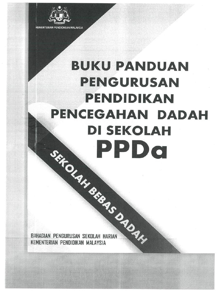 Buku Panduan Pengurusan Pendidikan Pencegahan Dadah Ppda Terkini Tahun ...