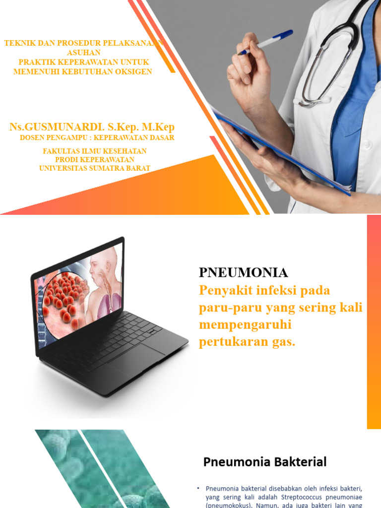 Askep Dengan Kebutuhan Oksigen Pada Pasien Pneumonia | PDF