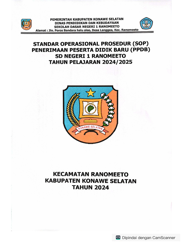 Dok Sop PPDB | PDF