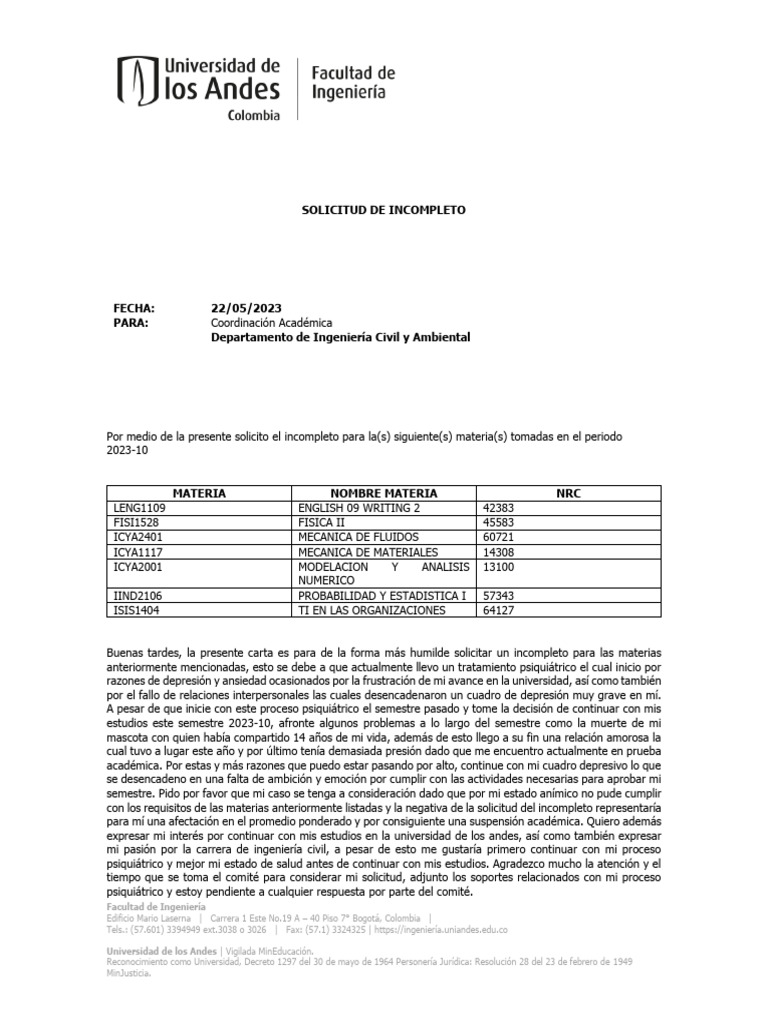 Incompleto Juan Daniel Monroy | PDF | Depresión (estado de ánimo)